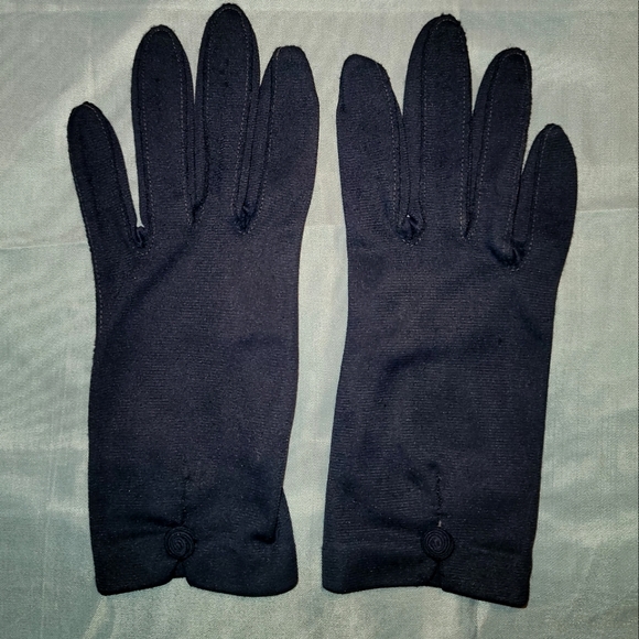 Van Raalte | Accessories | 5s Van Raalte Navy Gloves With Decorative ...